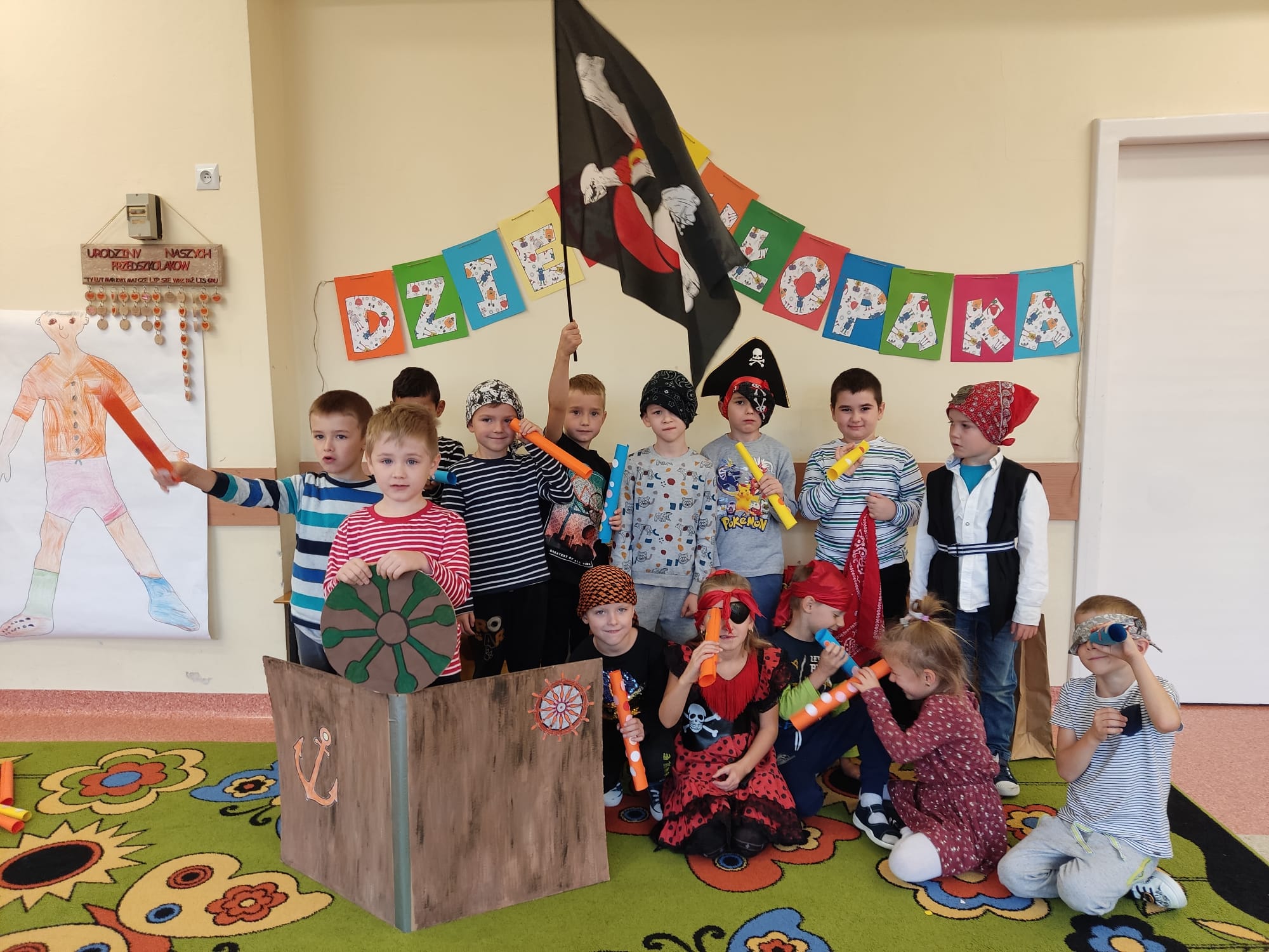 Piracki Dzień Chłopaka - Przedszkole Publiczne nr. 15 w Tarnowie
